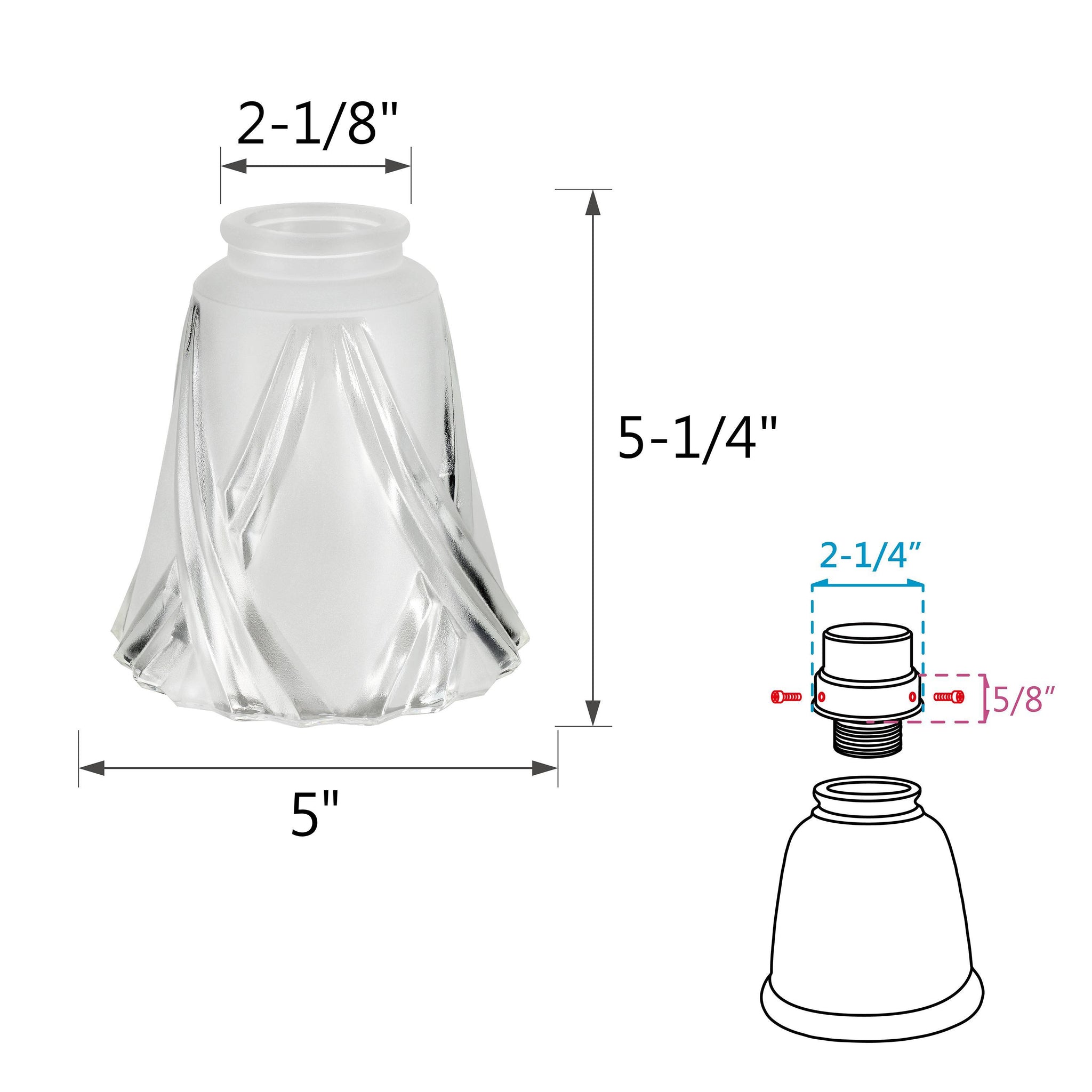 Hunter Fans Replacement Glass Cali Ceiling Fan Replacement Glass