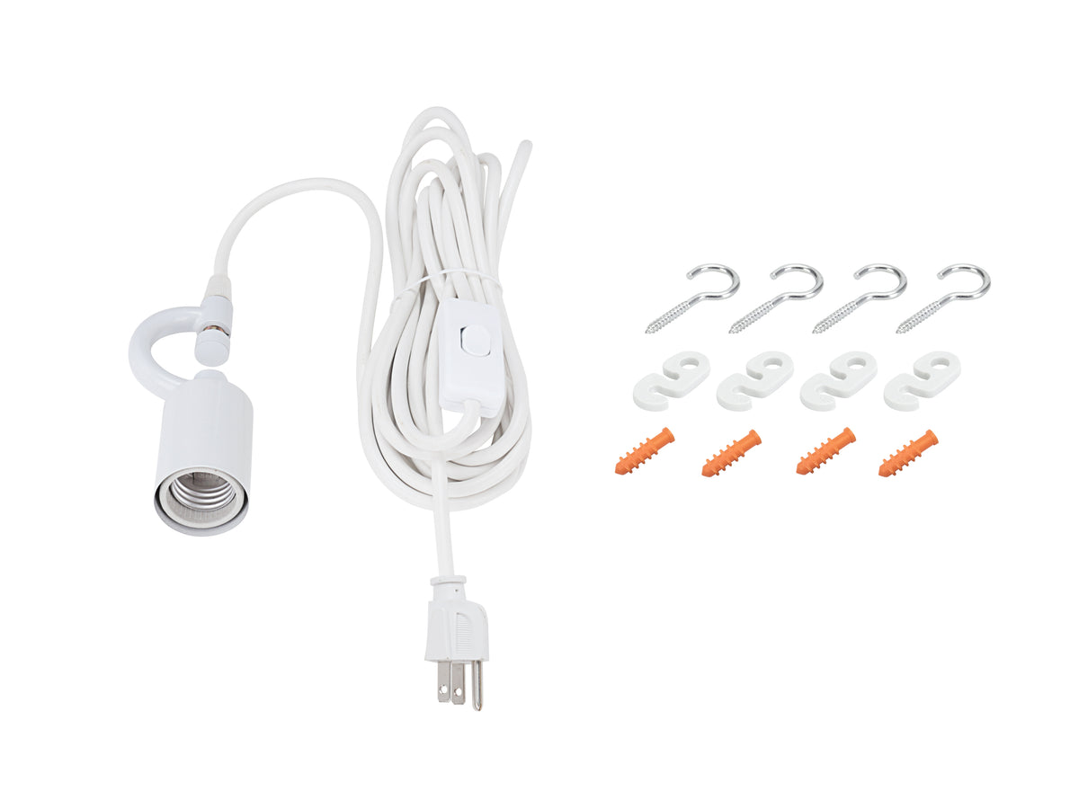 # 76081-21 One-Light Plug-In Swag Pendant Light Conversion Kit with Tr ...