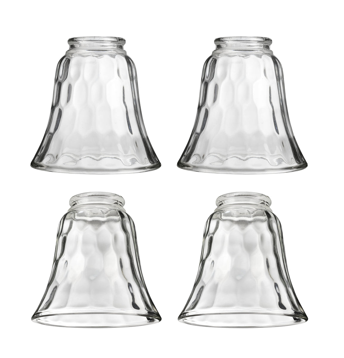 # 23041-4 Transitional Style Bell Shaped Replacement Glass Shade, 2 1 ...