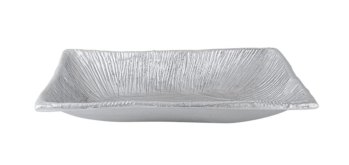 # 80004-21, Rectangle Small Tray, Hand Made Cast Aluminum Serving Plat ...