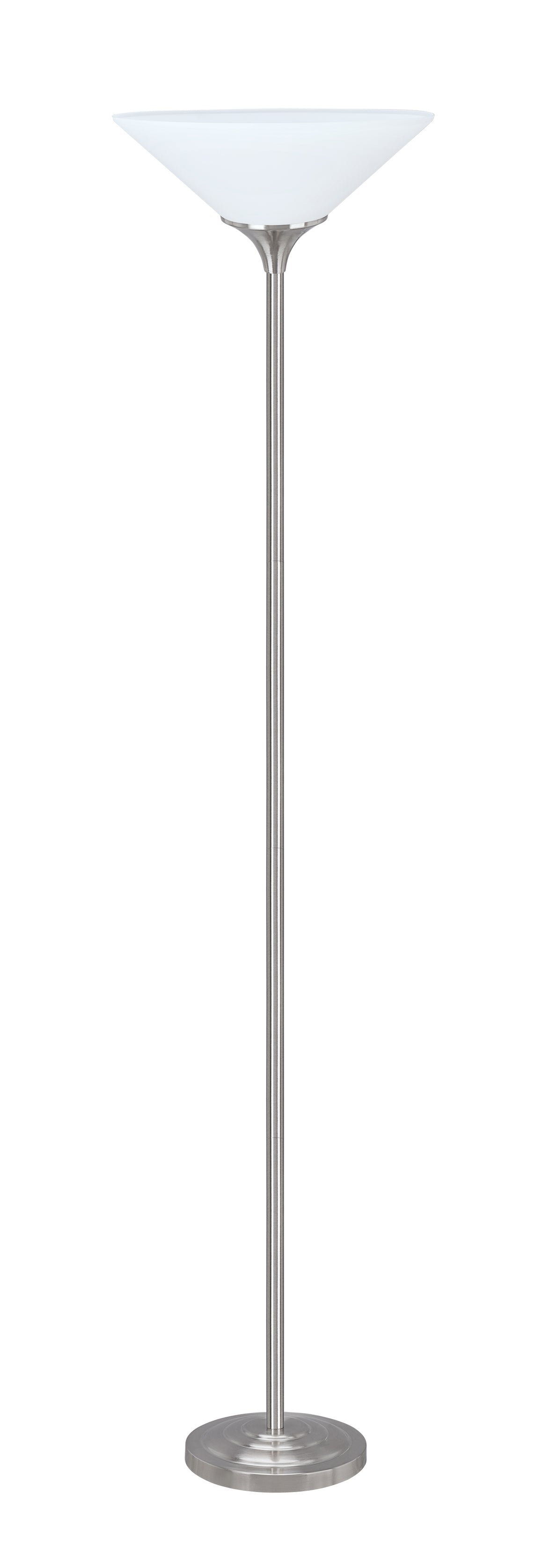 # 45016-11, One-Light Metal Torchiere Floor Lamp, Transitional Design ...