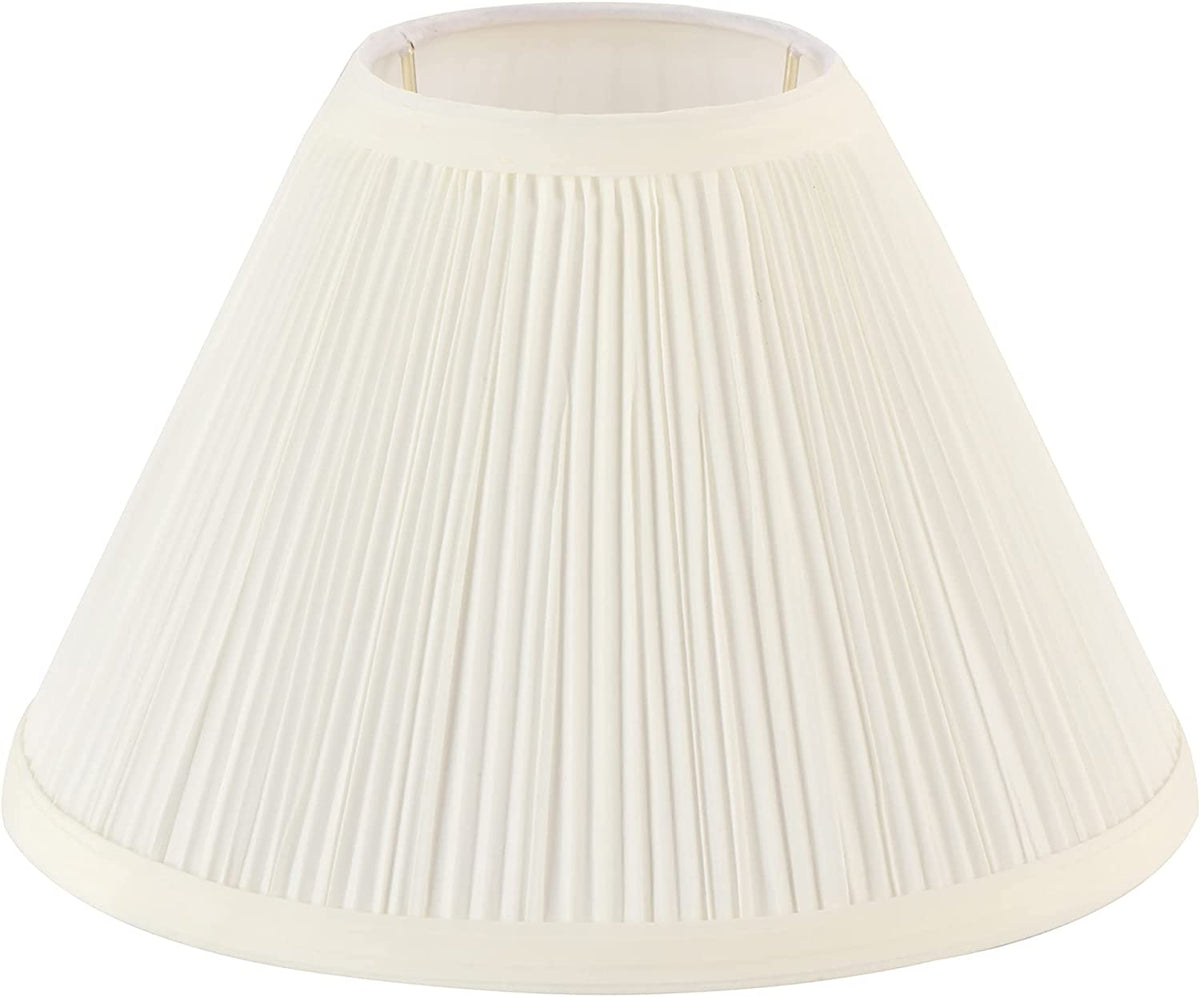 # 59171 Mushroom Pleated Off-White Lamp Shade, 4" Top x 10" Bottom x 7 ...