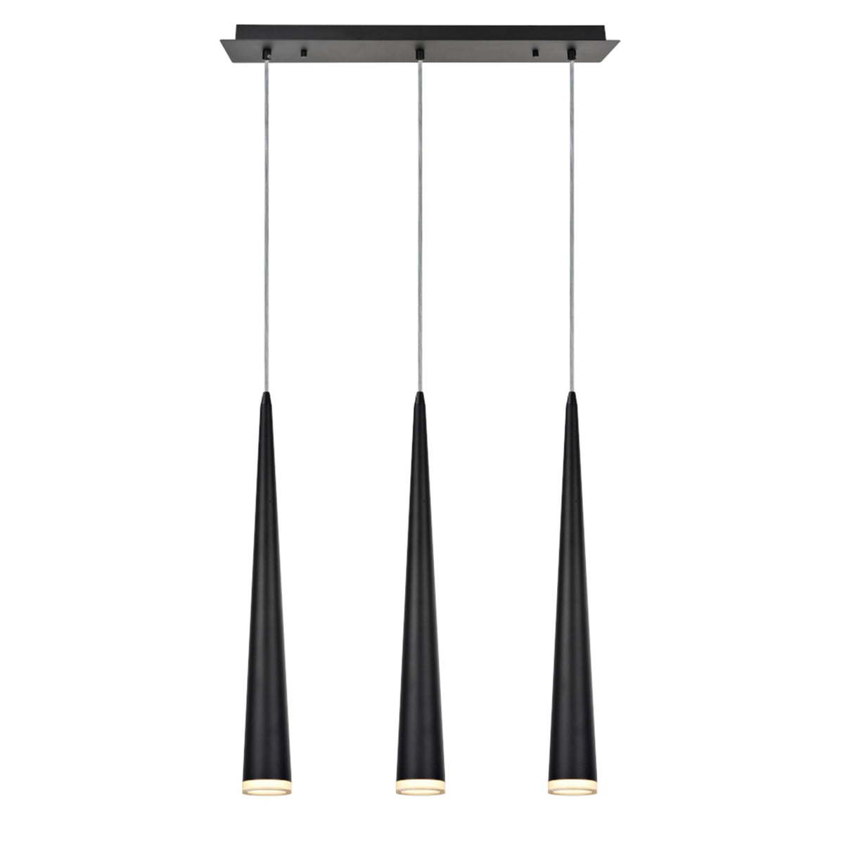 # 61028 Adjustable LED Three-Light Hanging Pendant Ceiling Light, Cont ...